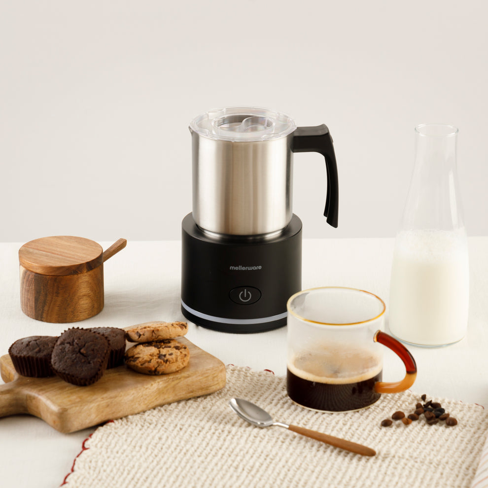 Frothy Inox Black Milk Frother | Mellerware